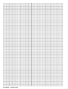 Graph Paper - Free Printable PDF with Various Sizes