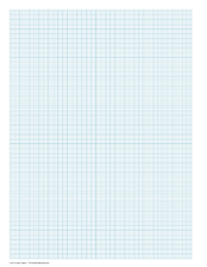 Graph Paper - Free Printable PDF with Various Sizes