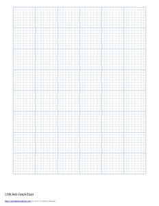 Graph Paper - Free Printable PDF with Various Sizes