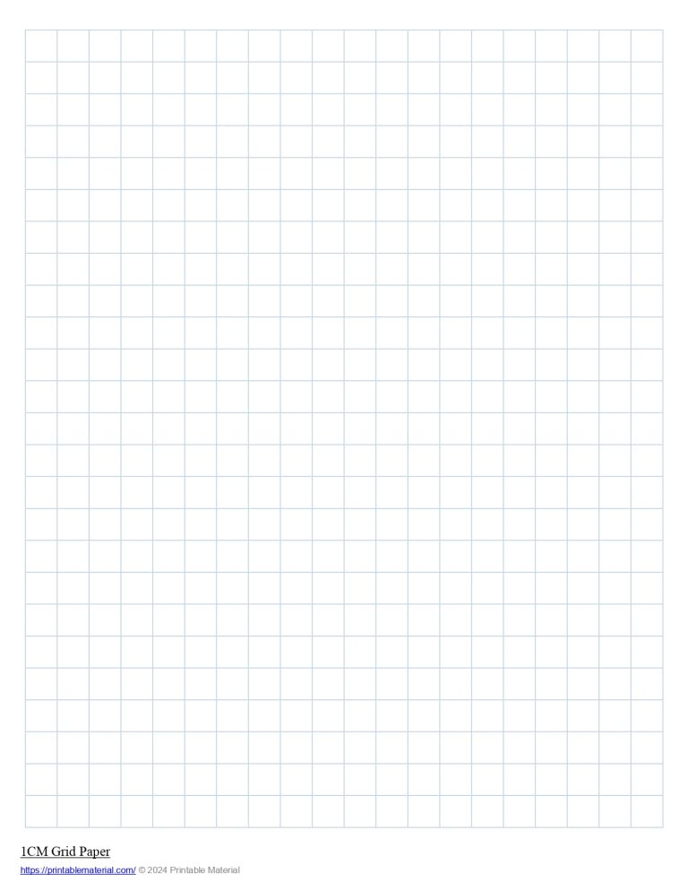 Grid Paper - Free Printable PDF Squared Paper