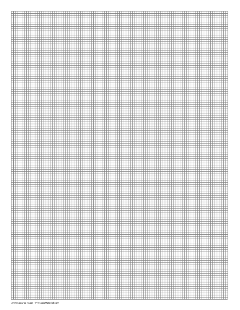 Grid Paper - Free Printable PDF Squared Paper