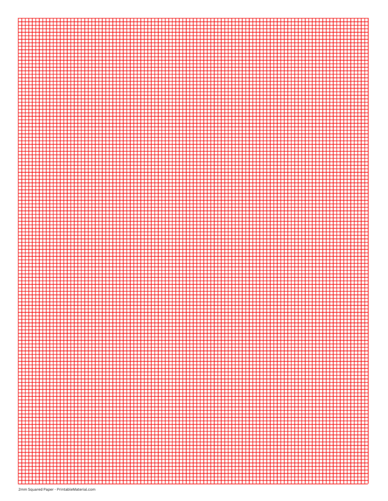 Grid Paper - Free Printable PDF Squared Paper