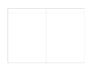 2 Column Chart (Blank Table) - Printable Template