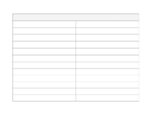 2 Column Chart (Blank Table) - Printable Template