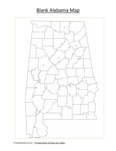Blank US Maps with States (50+ Printable PDF)