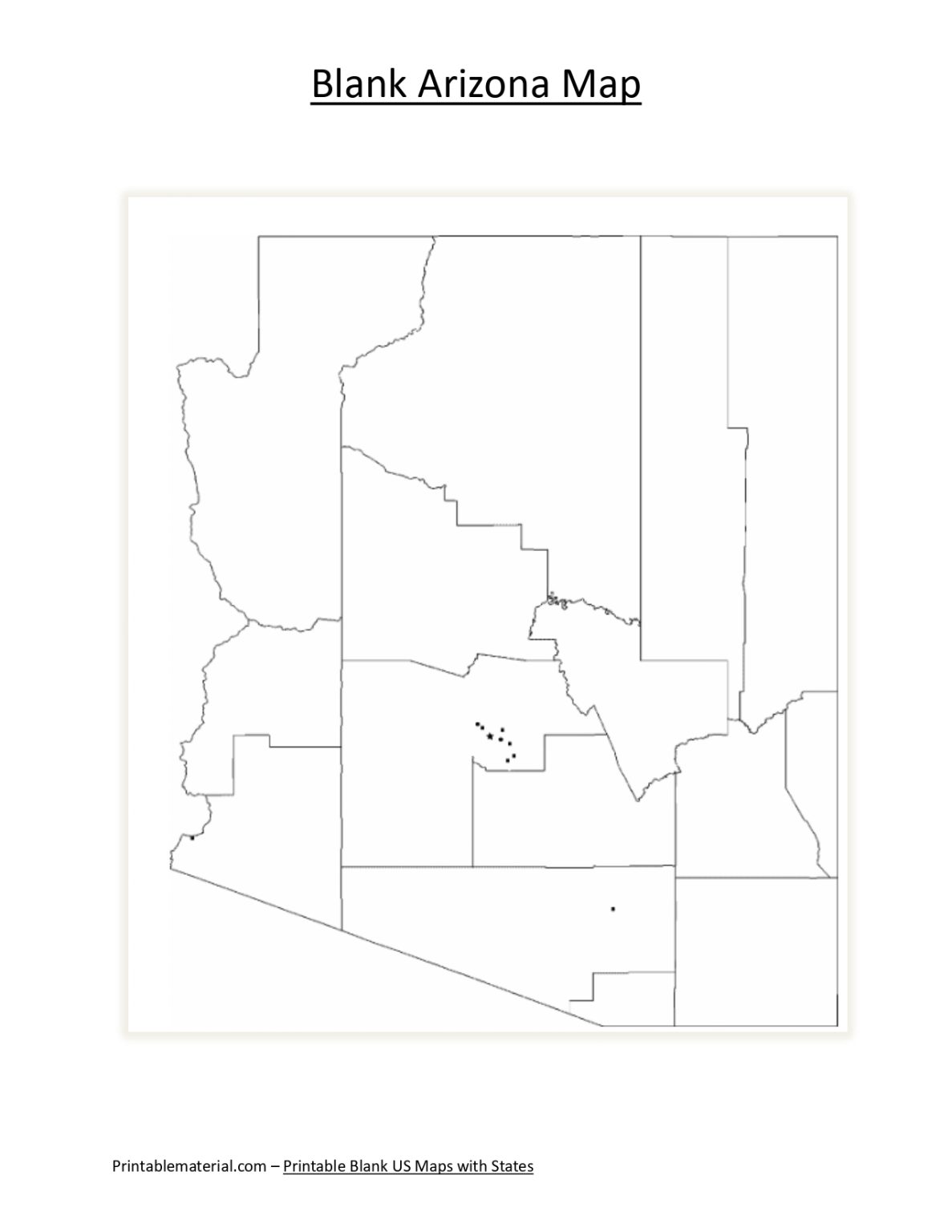 Blank US Maps with States (50+ Printable PDF)