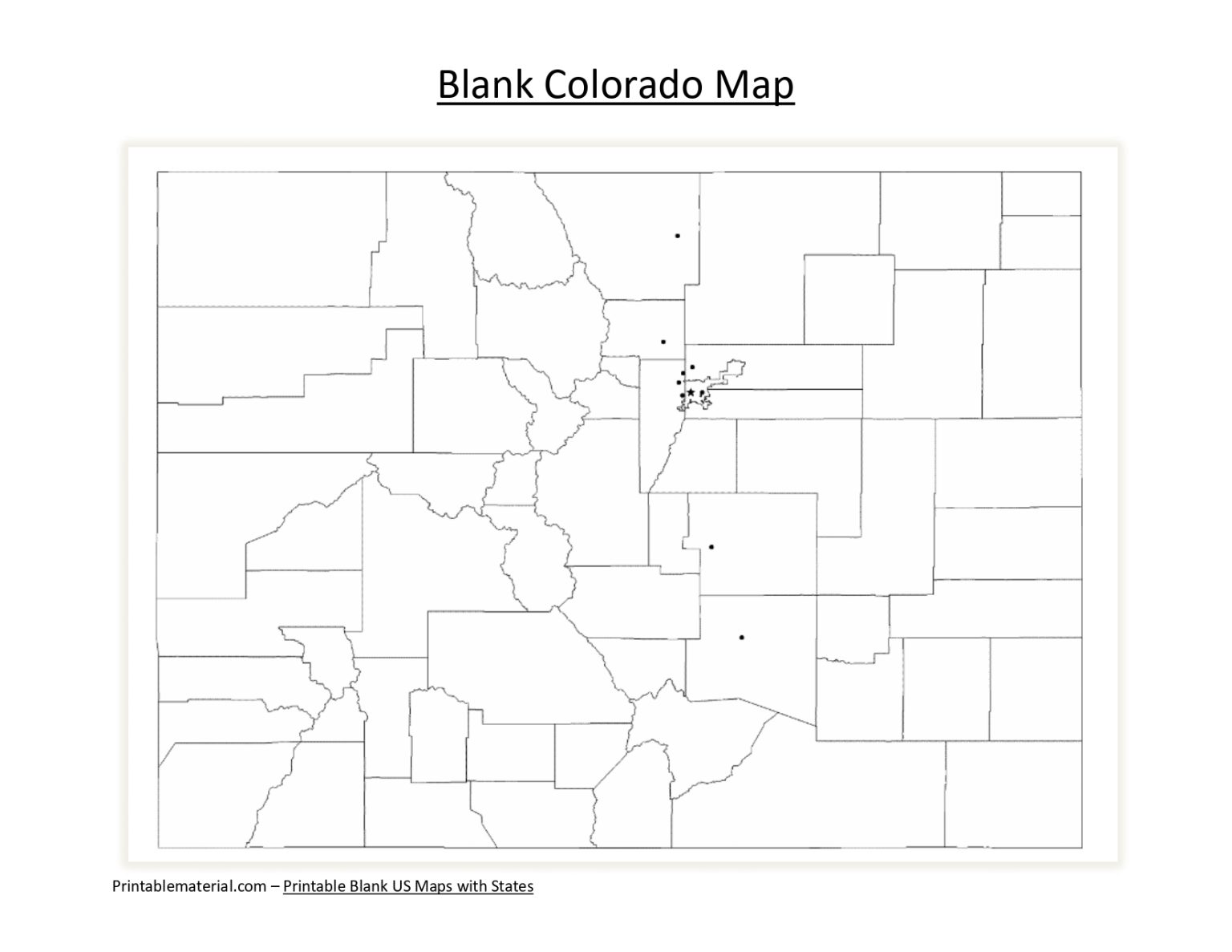 Blank US Maps with States (50+ Printable PDF)