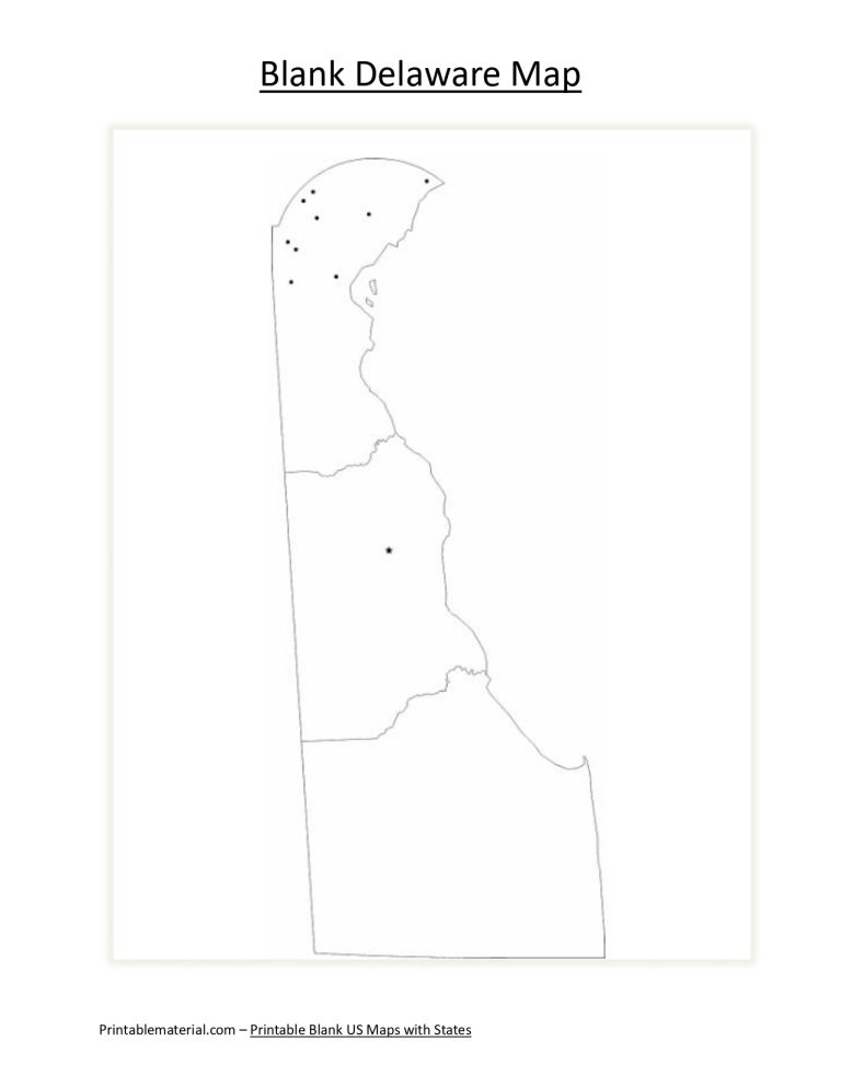 Blank US Maps with States (50+ Printable PDF)