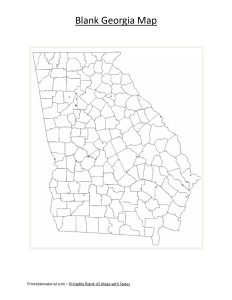 Blank US Maps with States (50+ Printable PDF)