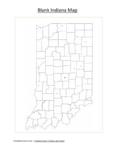 Blank US Maps with States (50+ Printable PDF)