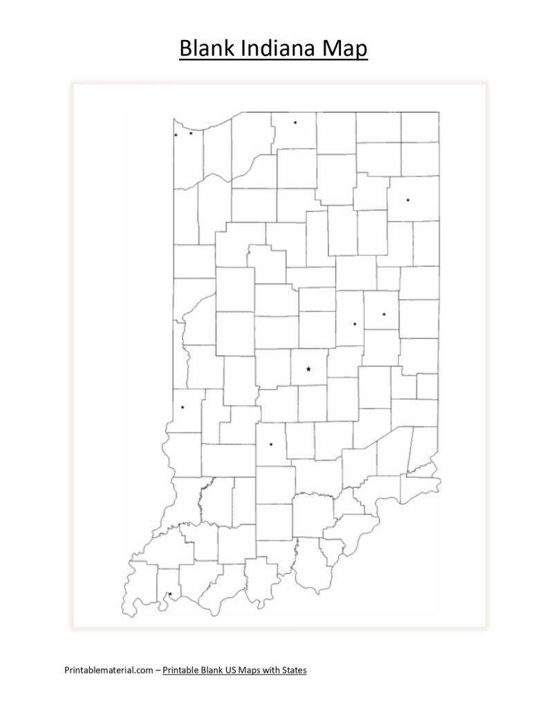 Blank US Maps with States (50+ Printable PDF)