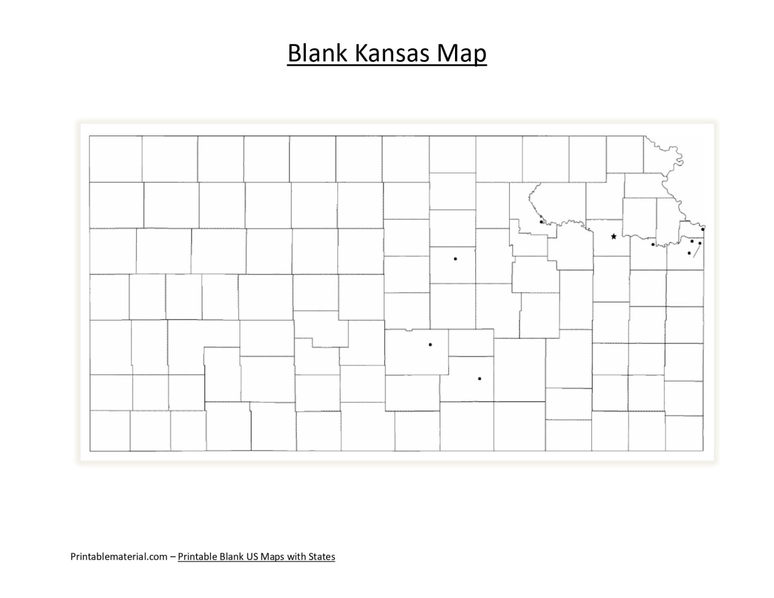 Blank US Maps with States (50+ Printable PDF)